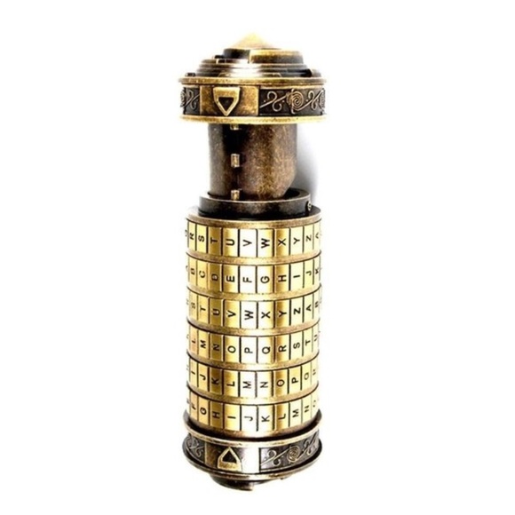 Accessories | Cylinder Lock Da Vinci Code Alphabet Lock | Poshmark